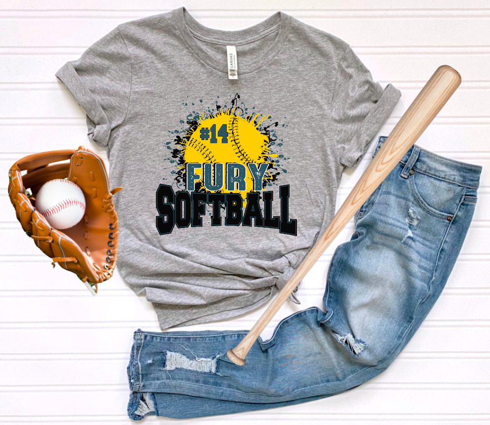 Fury Softball DTF Print – Simple Tymes