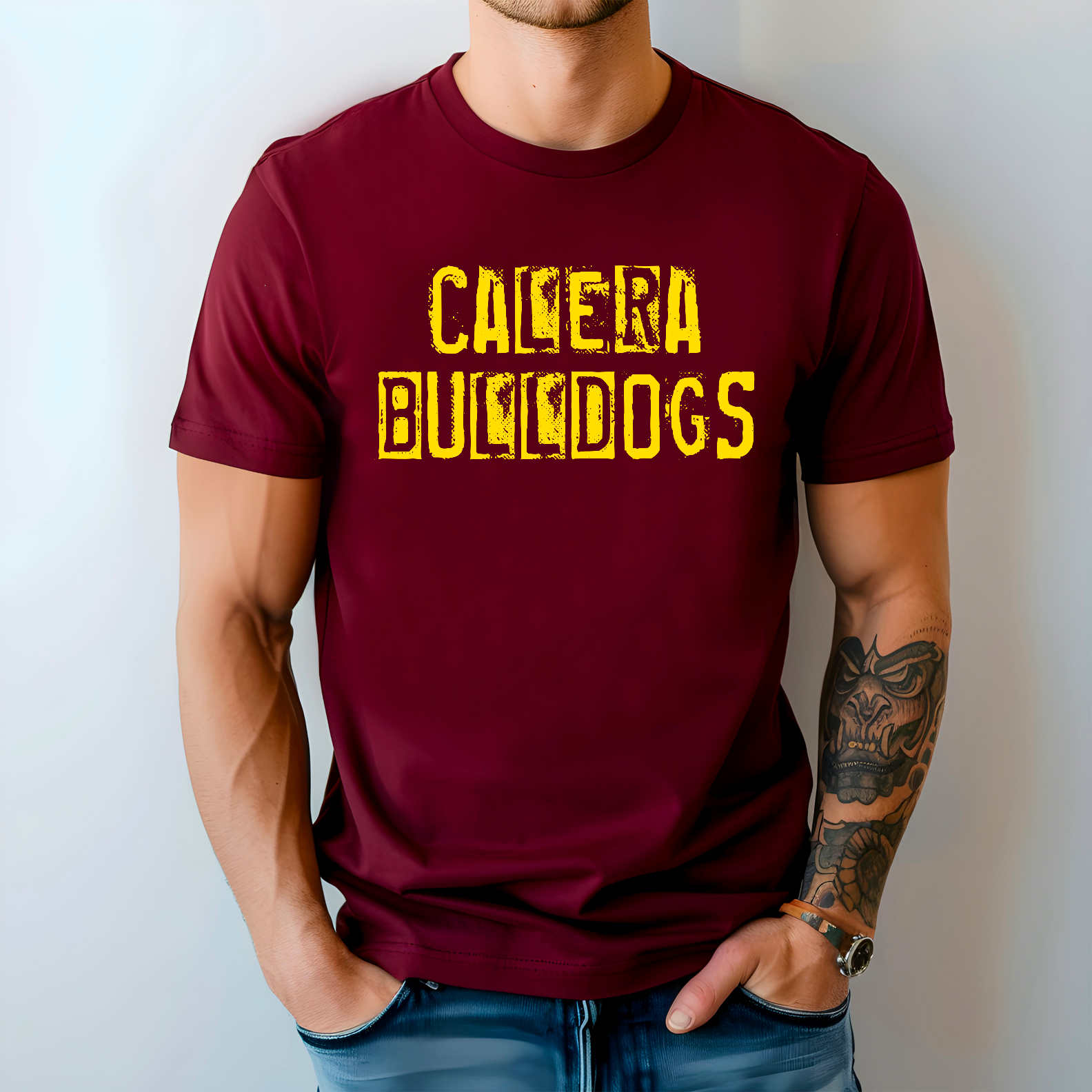 Calera Bulldogs DTF Print – Simple Tymes